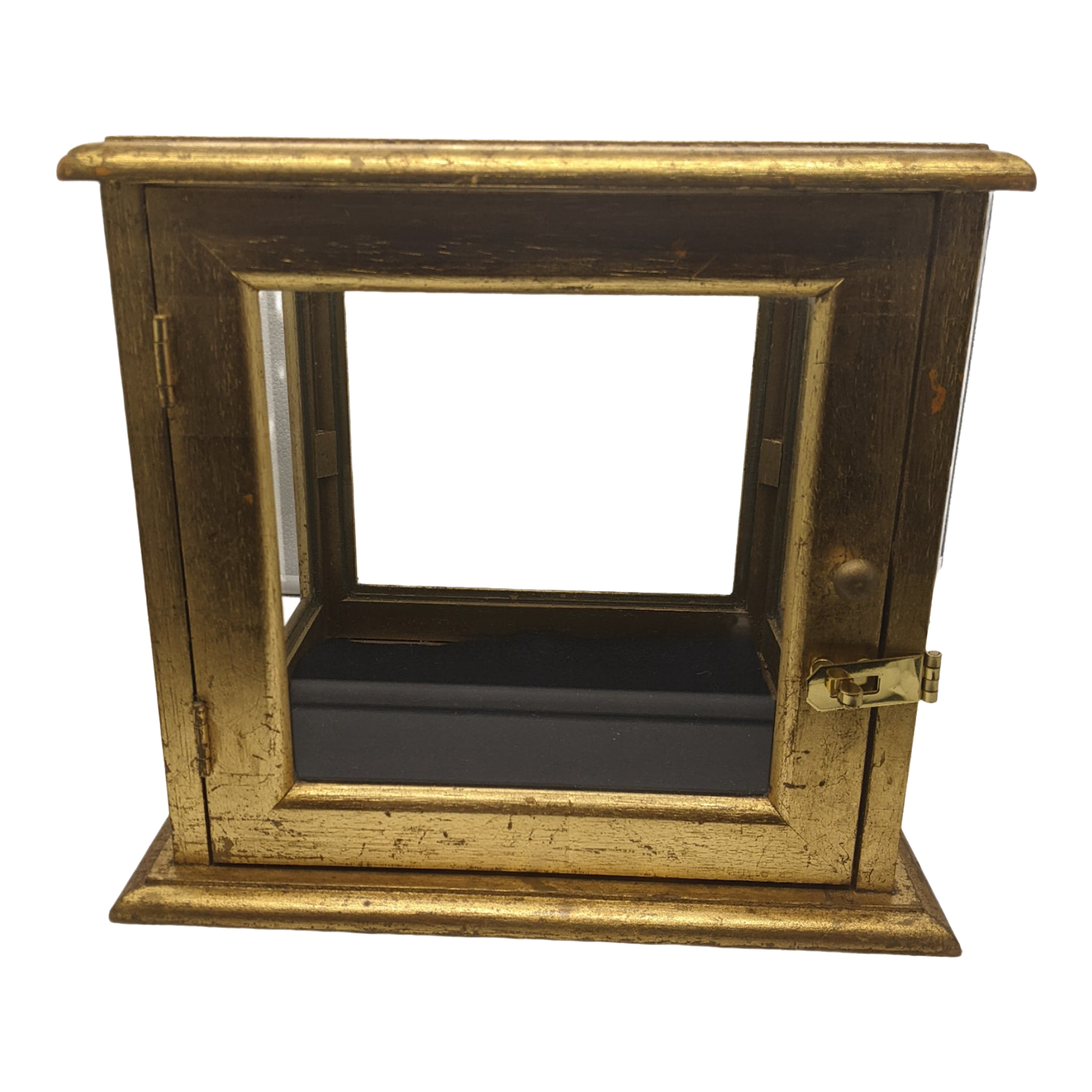 Late 20th Century Lockable Display Box Cube | Chairish