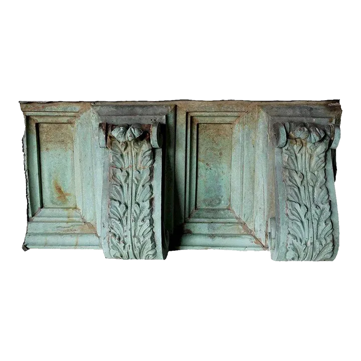 19th Century American Neoclassical Copper Architectural Frieze | Chairish