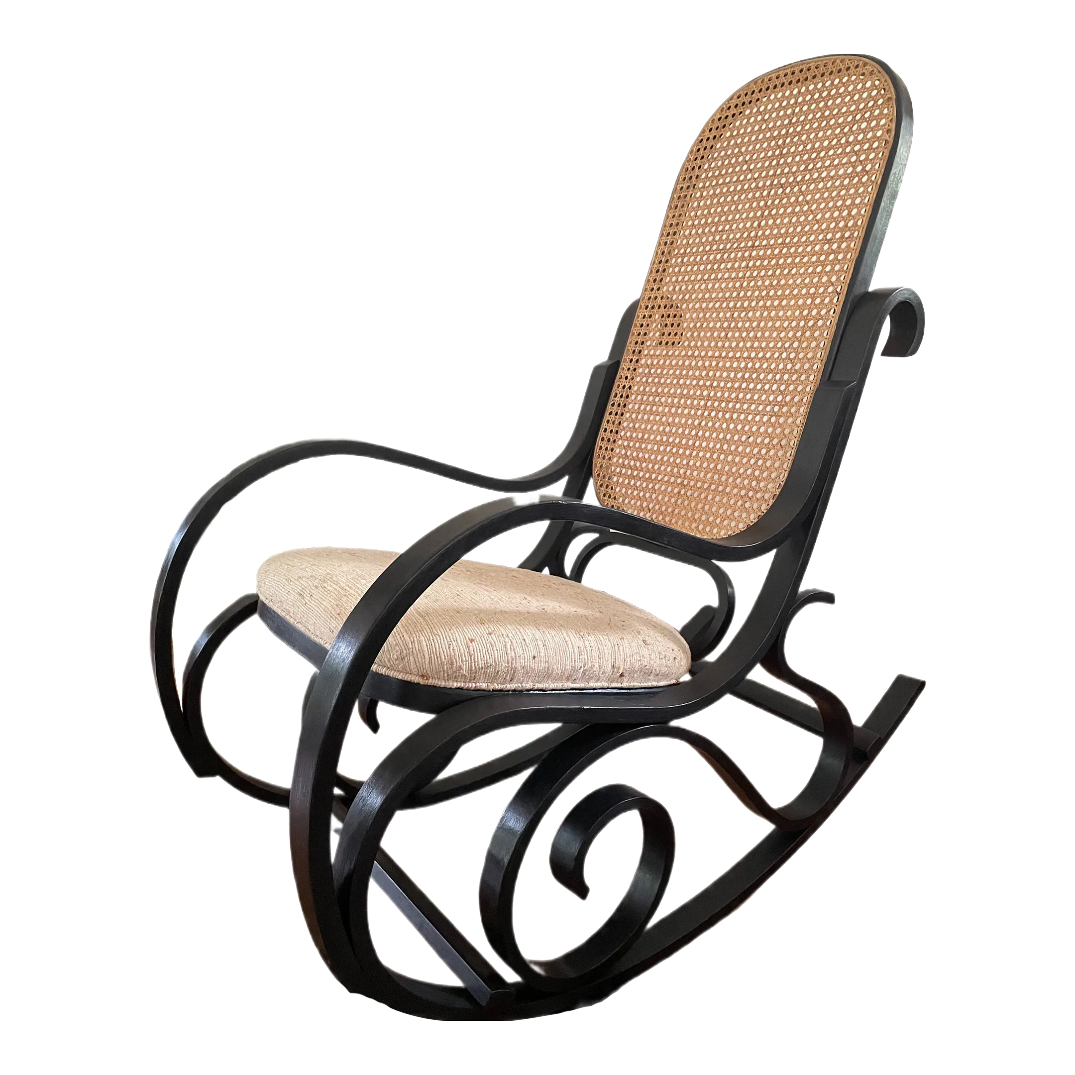 1960s Mid-Century Bentwood Rocker Thonet Style | Chairish