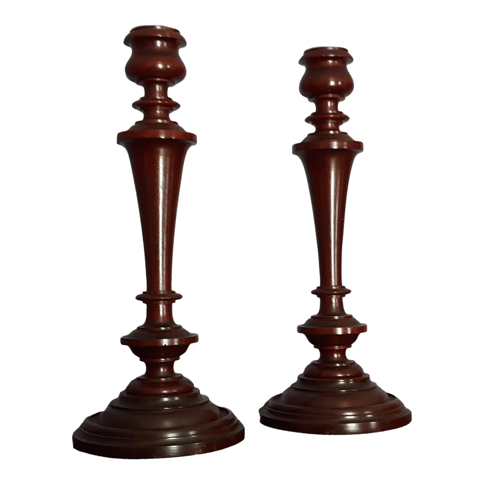 Tall Spindle Candlestick
