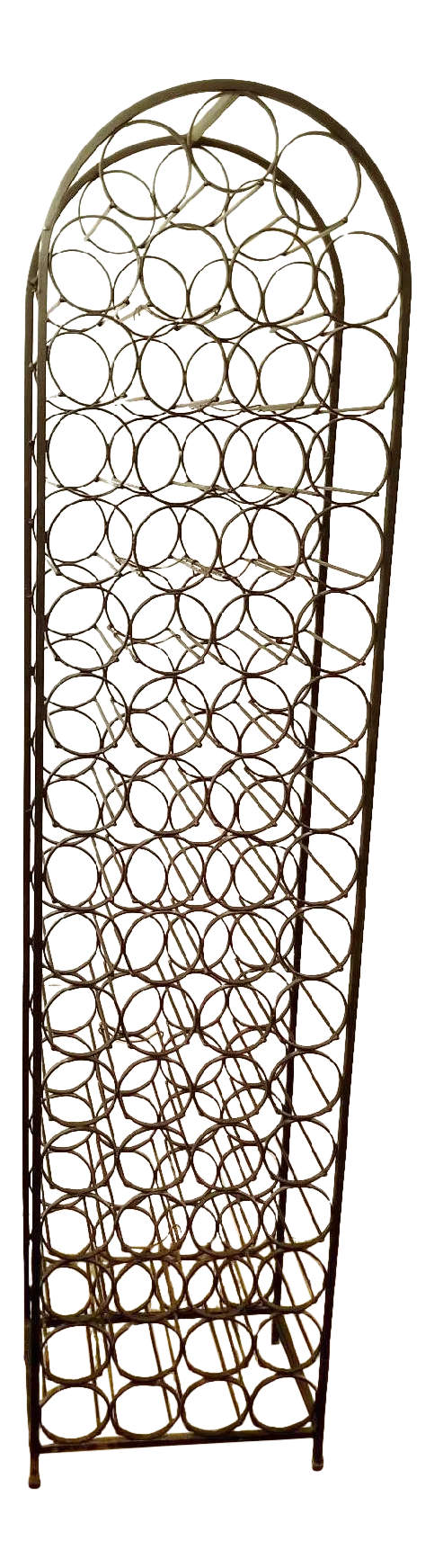 Mid-Century Modern Arthur Umanoff Wine Rack | Chairish