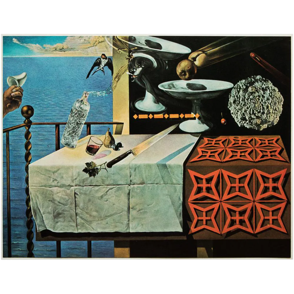 1957 After Salvador Dali "Living Still Life", First Edition Period ...