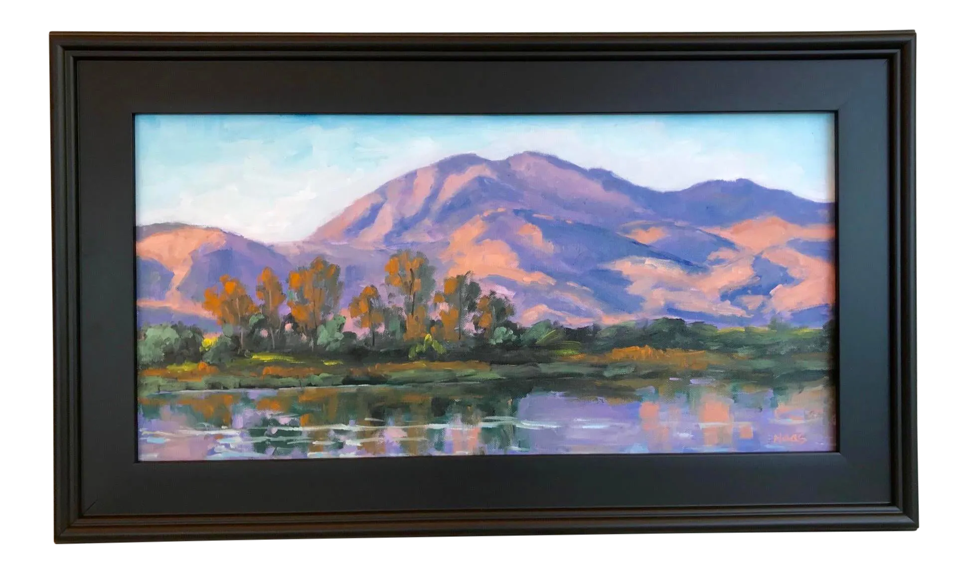 Original Oil Painting Landscape Mount Diablo Morning Light - Unframed ...