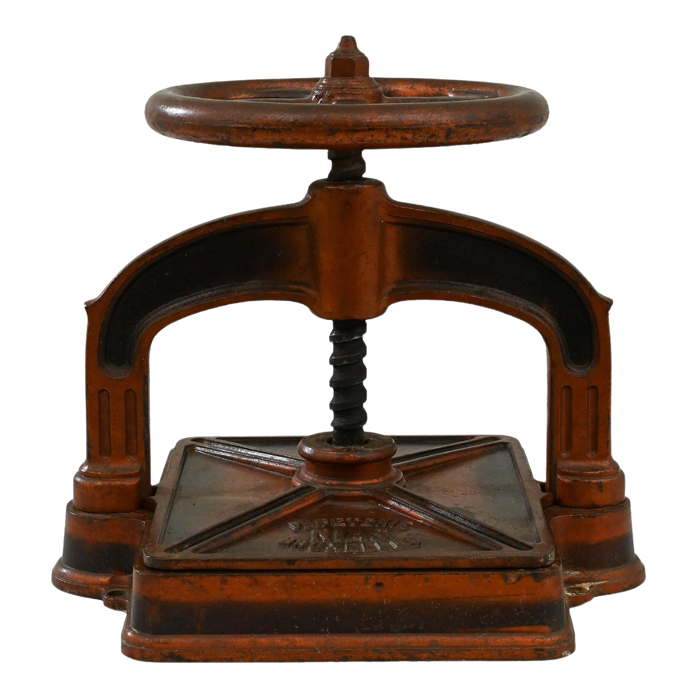 20th Century Belgian Cast Iron Press | Chairish