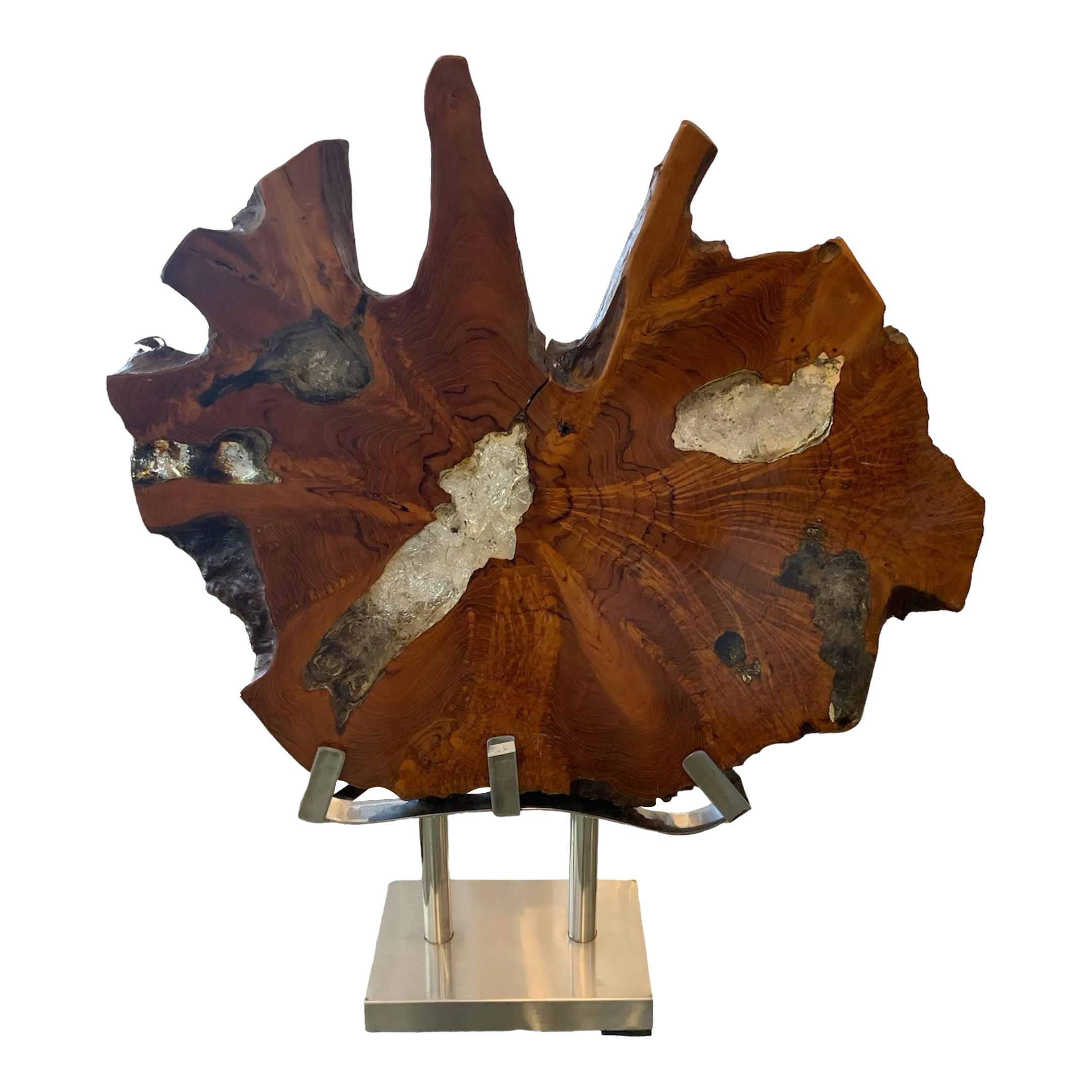 Organic Free Form Wood Sculpture | Chairish