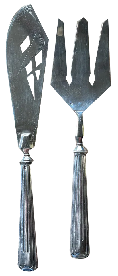 Fish Serving Cutlery, Set of 2 | Chairish