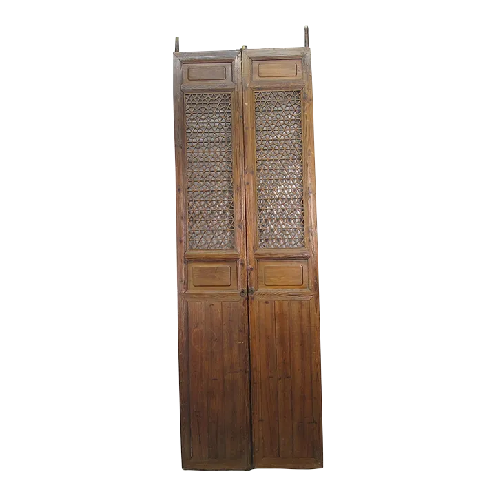 Pair of Hexagonal Screen Door Panel | Chairish