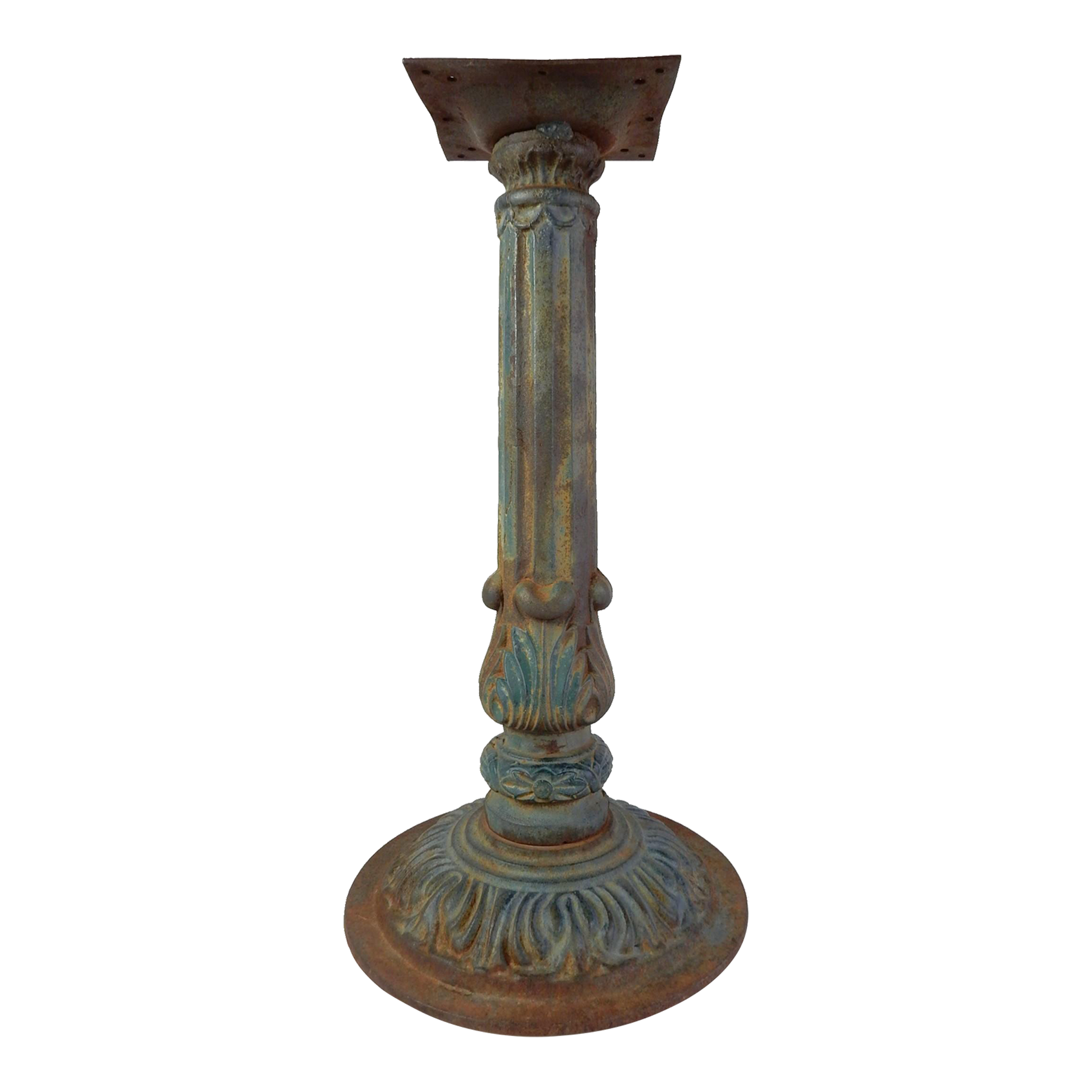 Antique Cast Iron Pedestal Bistro Table Base by Haasbrock-Sonderguard ...