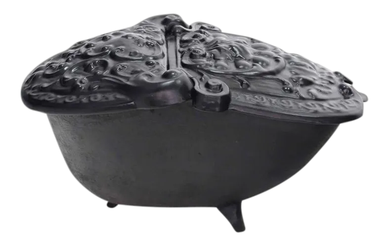 Early 20th Century Cast Iron Coal Box | Chairish