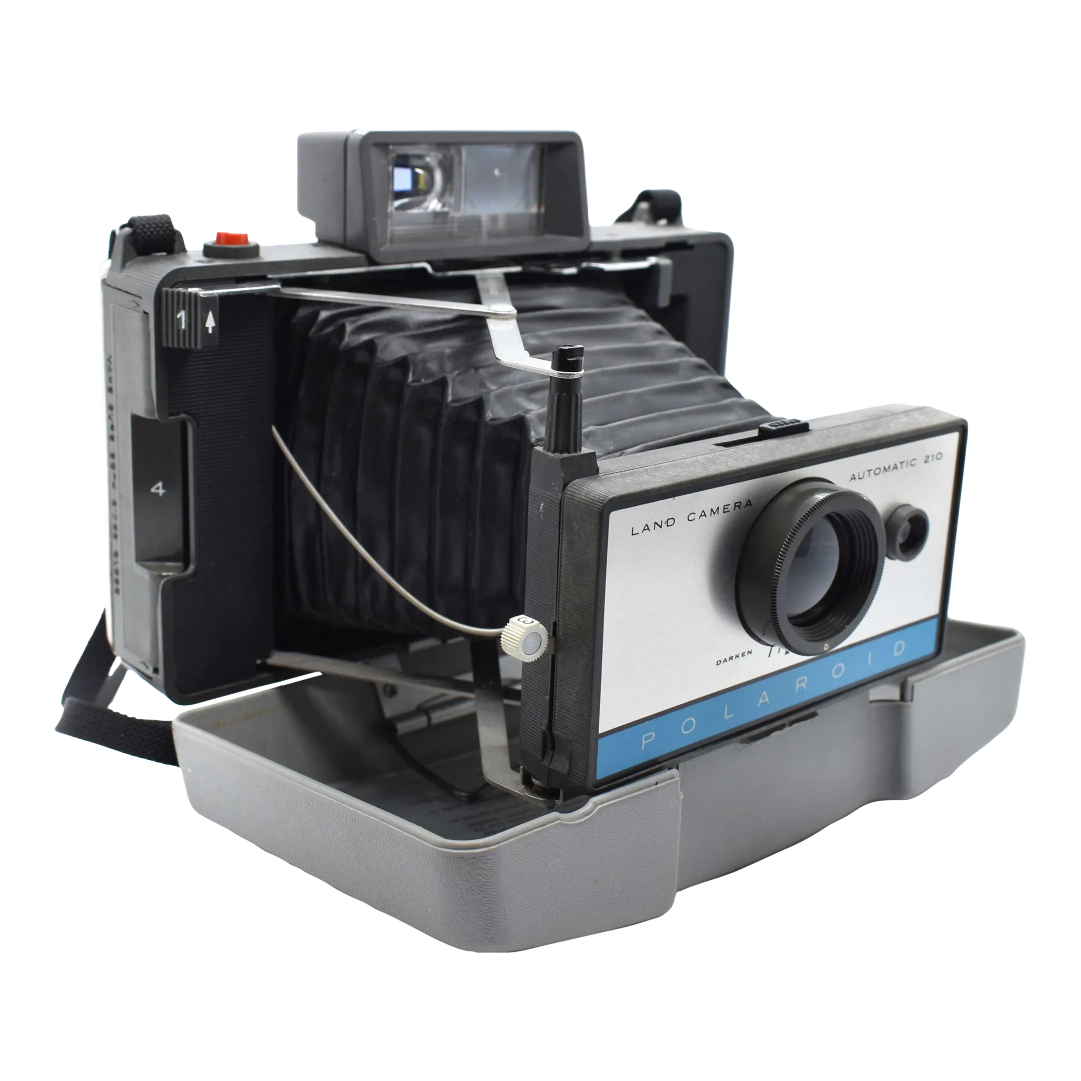 Polaroid Automatic Land Pack-Film Model 210 Camera With Clamshell Cover ...