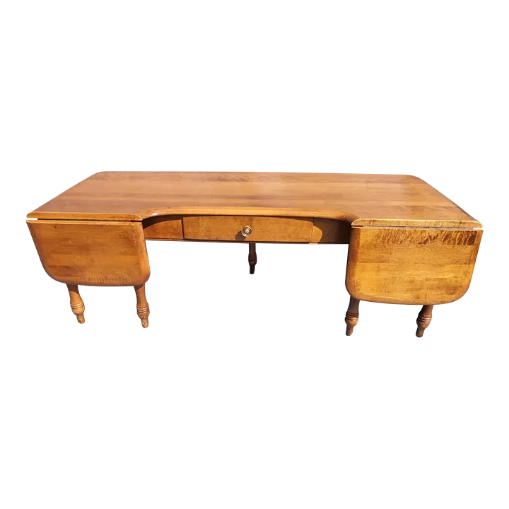 1960s Sprague & Carleton Drop Leaf Coffee Table | Chairish