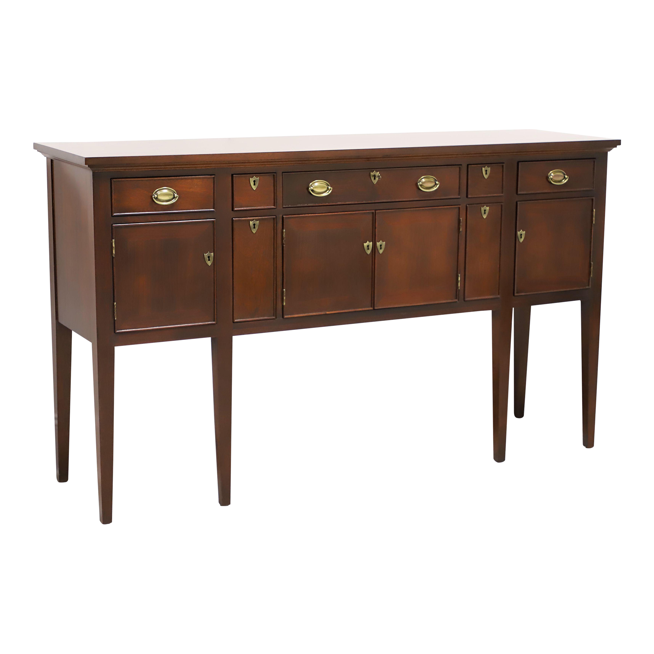 Craftique Solid Mahogany Georgian Huntboard Sideboard | Chairish