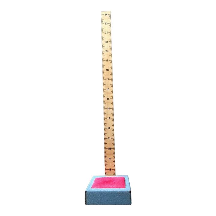 1950s Vintage Sewing Skirt Marker Measuring Ruler on Stand | Chairish