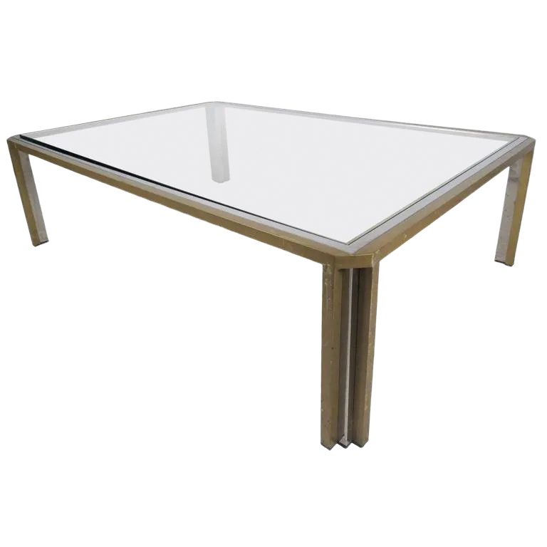 Vintage Modern Coffee Table in the Style of Mastercraft | Chairish