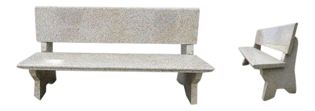 Granite Benches - a Pair | Chairish