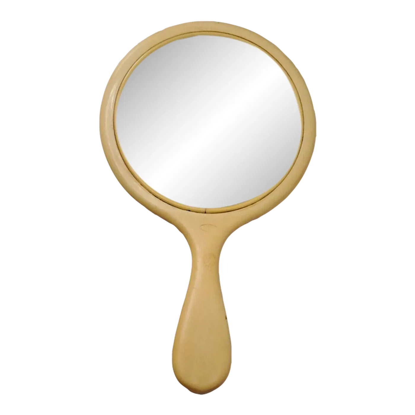 Antique 1920s Celluloid Ivory Pyralin Round Dresser Vanity Mirror ...