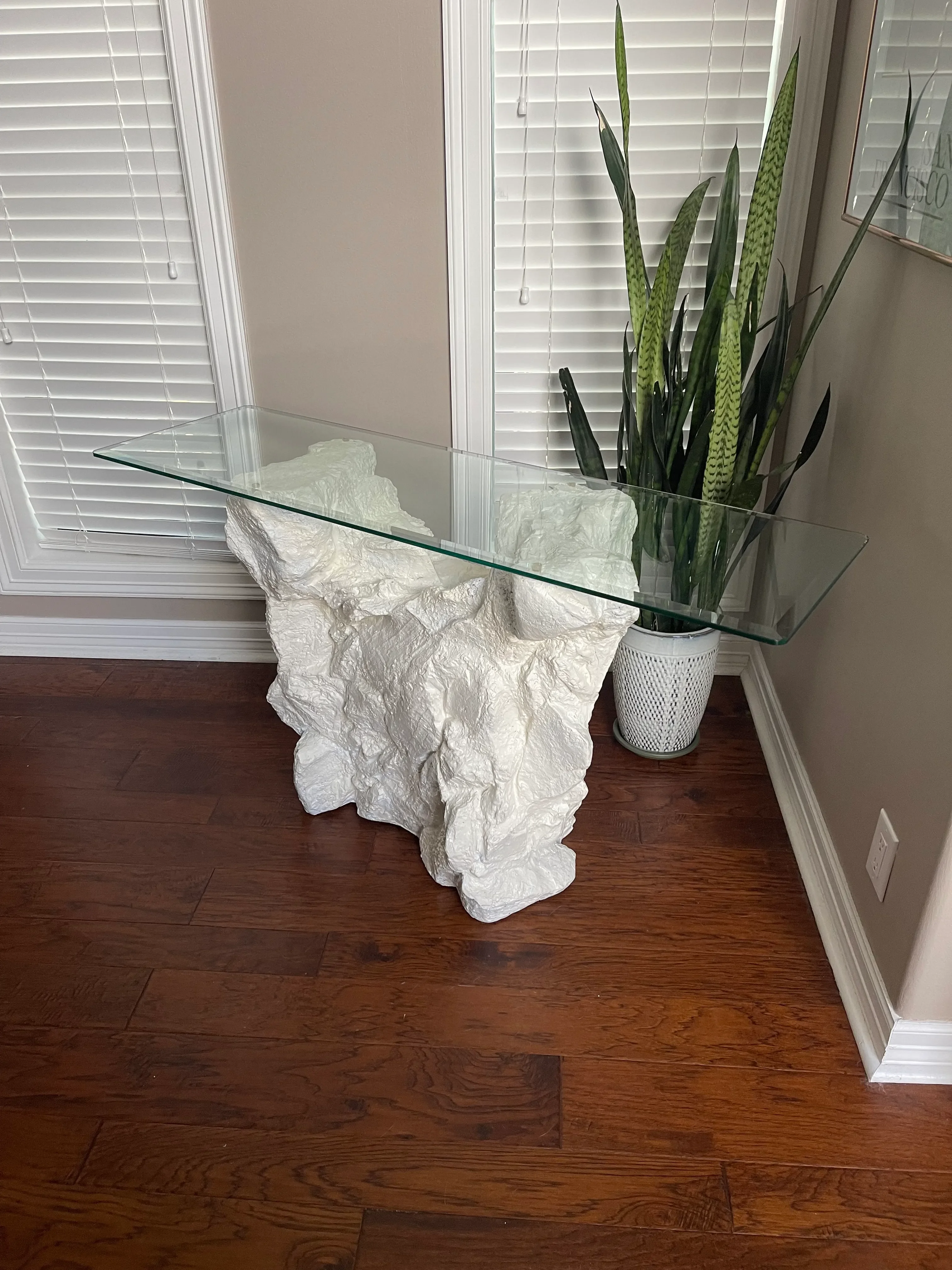 Plaster console table store