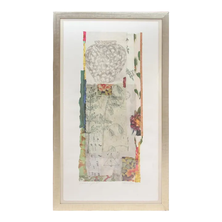 1990s Pamela Moore Mixed Media Artwork - Set of 2 | Chairish