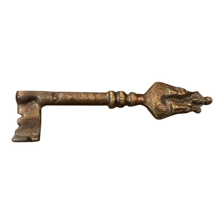 Brass Mythological Art Key | Chairish