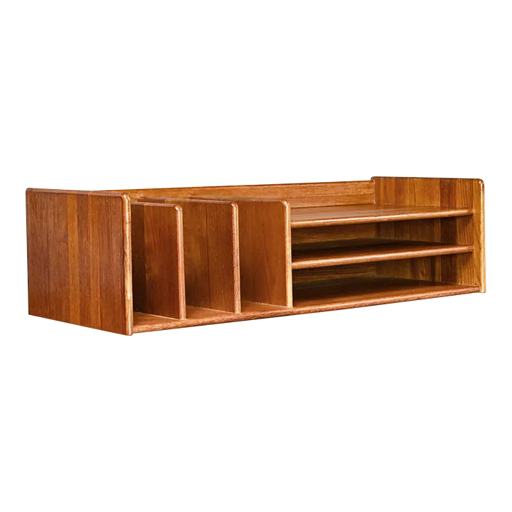 Mid to Late 20th Century Scandinavian Modern Teak Desktop Organizer ...