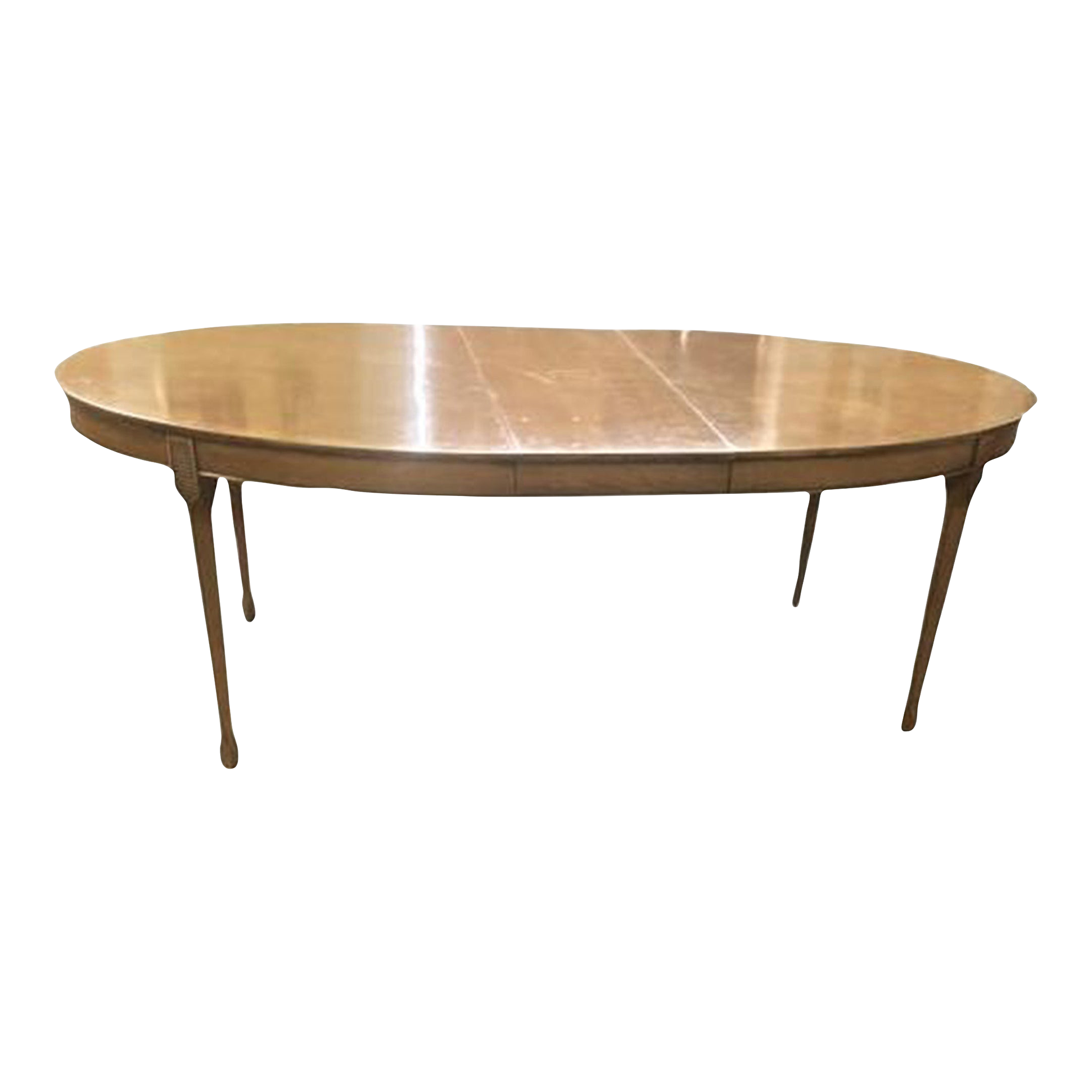 Romweber Invicta Burlwood 84" Oval Dining Table - Mid Century Modern ...