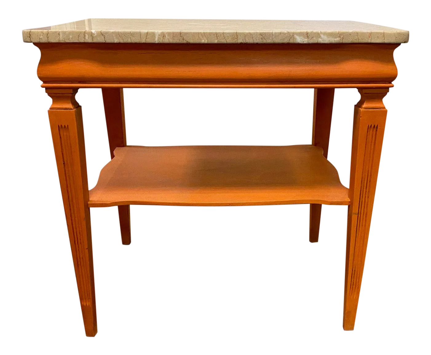 1970s Mid-Century Painted End Table | Chairish
