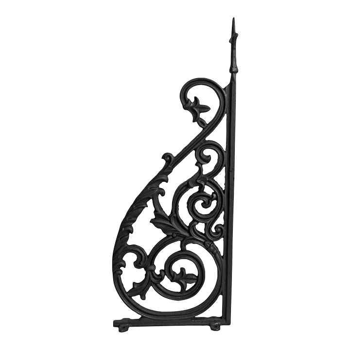 Vintage Cast Iron Scroll Bracket | Chairish