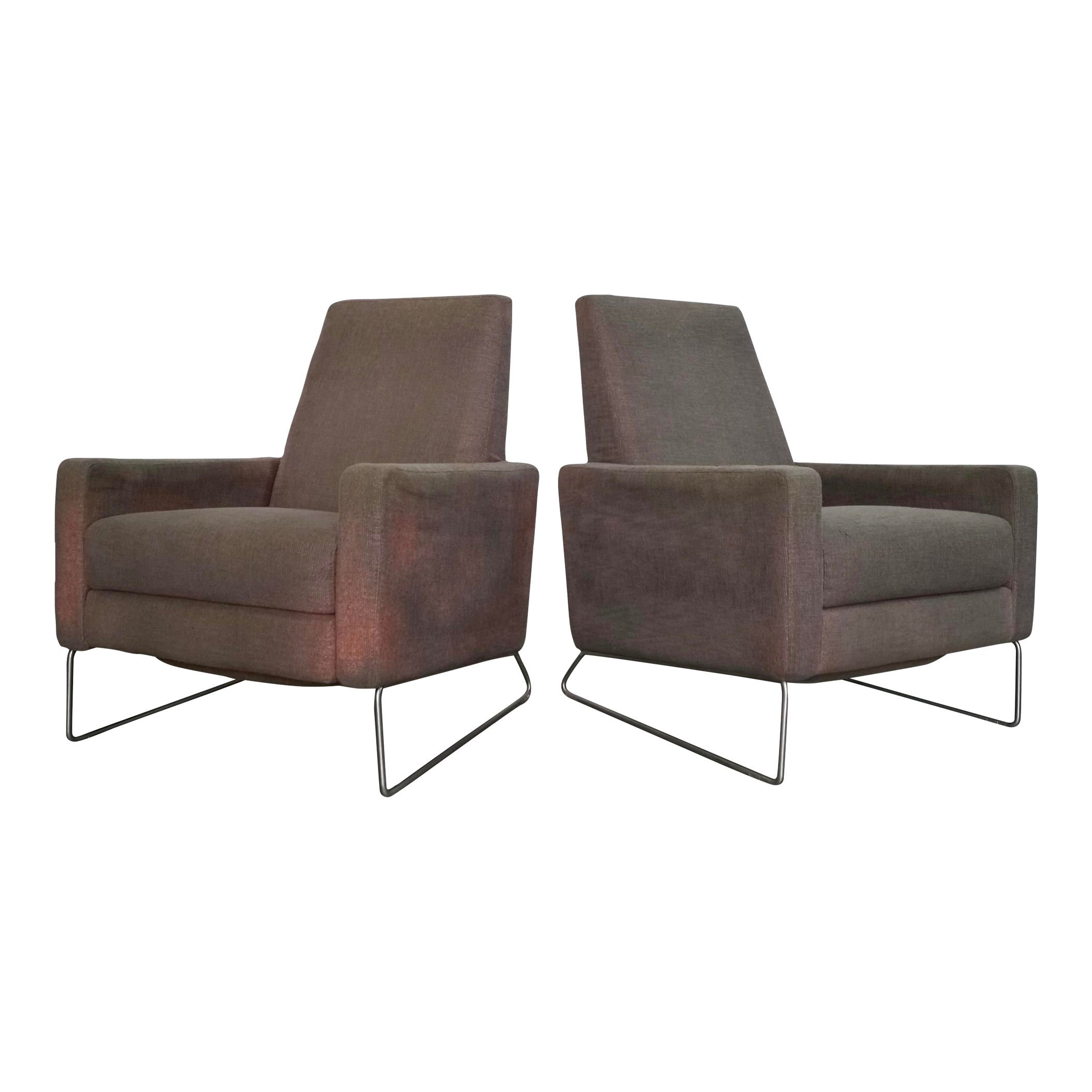 Design Within Reach Flight Recliners - a Pair | Chairish