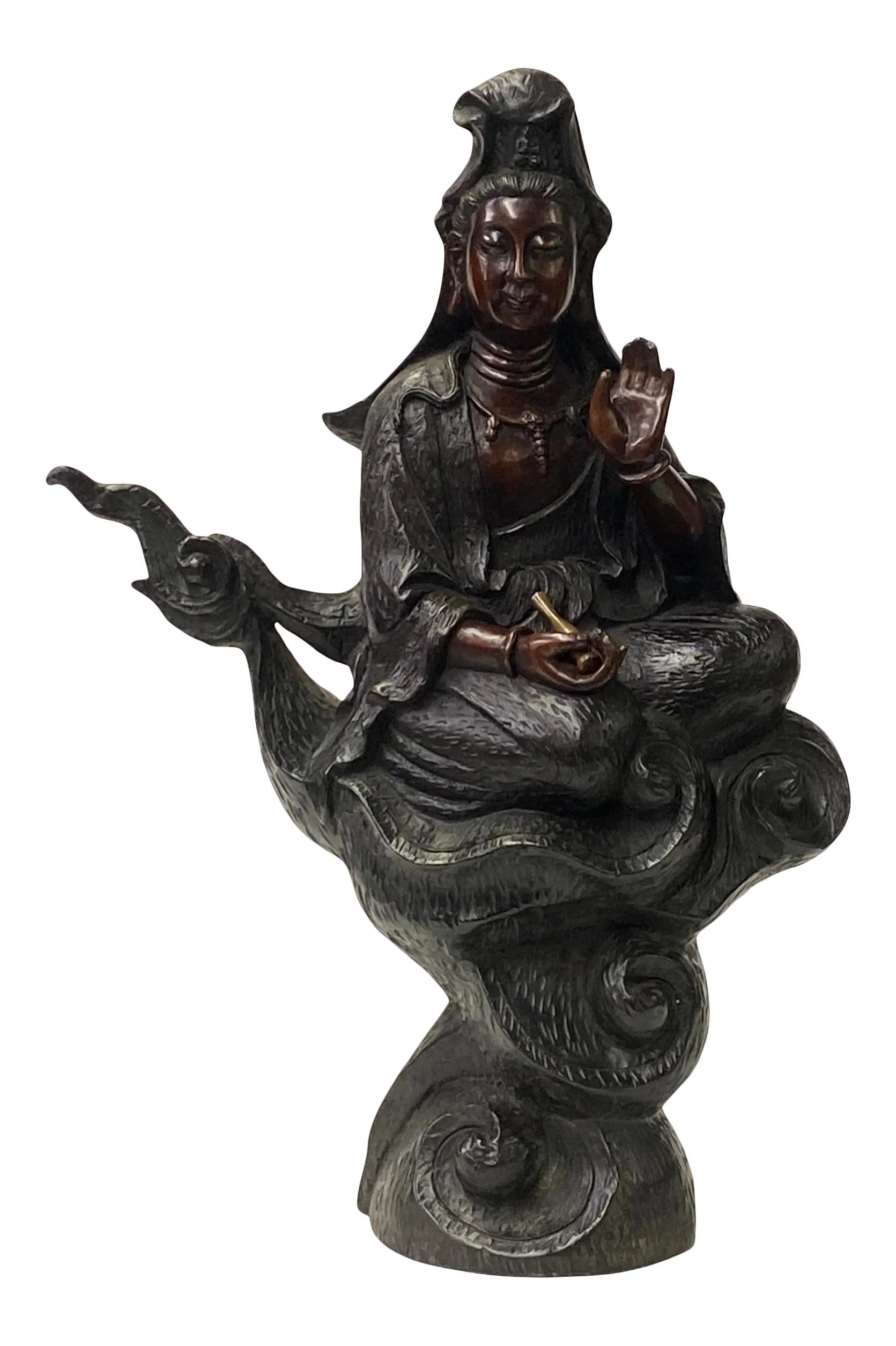 Fine Bronze Metal Tara Bodhisattva Kwan Yin Avalokite?vara Buddha ...