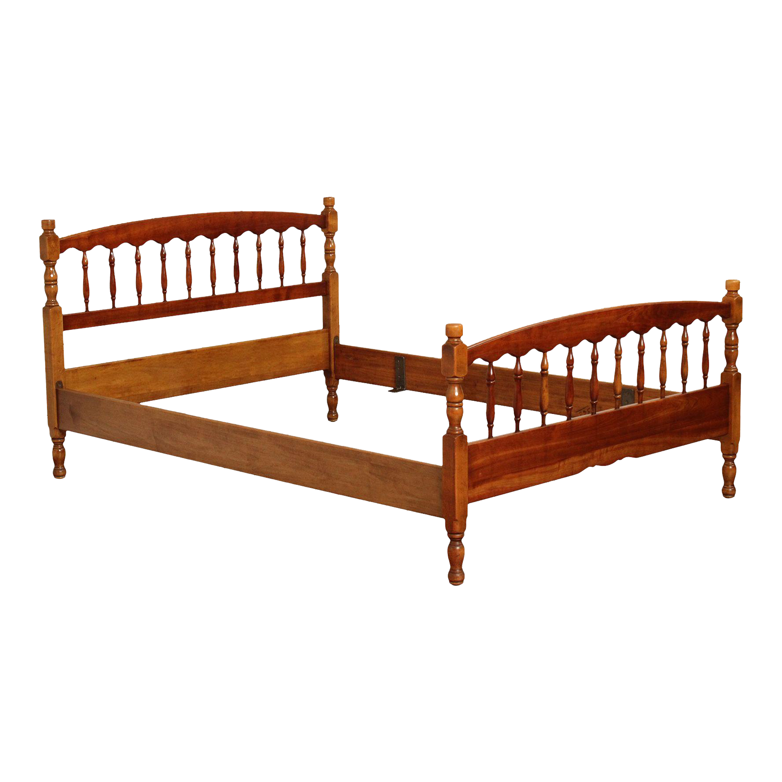 Stickley Cherry Valley Full Size Spindle Bed | Chairish
