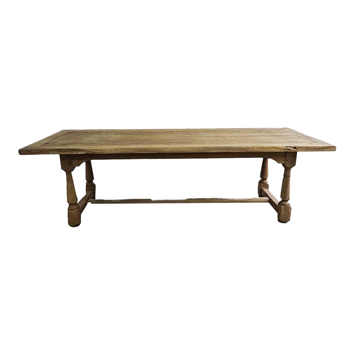 Walnut Dining Table With Breadboard Ends | Chairish