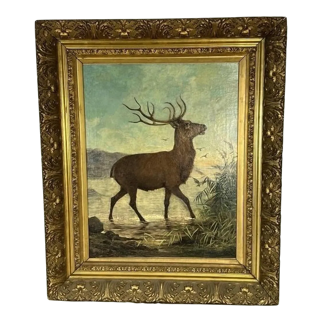 Signed & Dated 1879, Belgian Artist, Charles Boland, Oc Painting of a ...