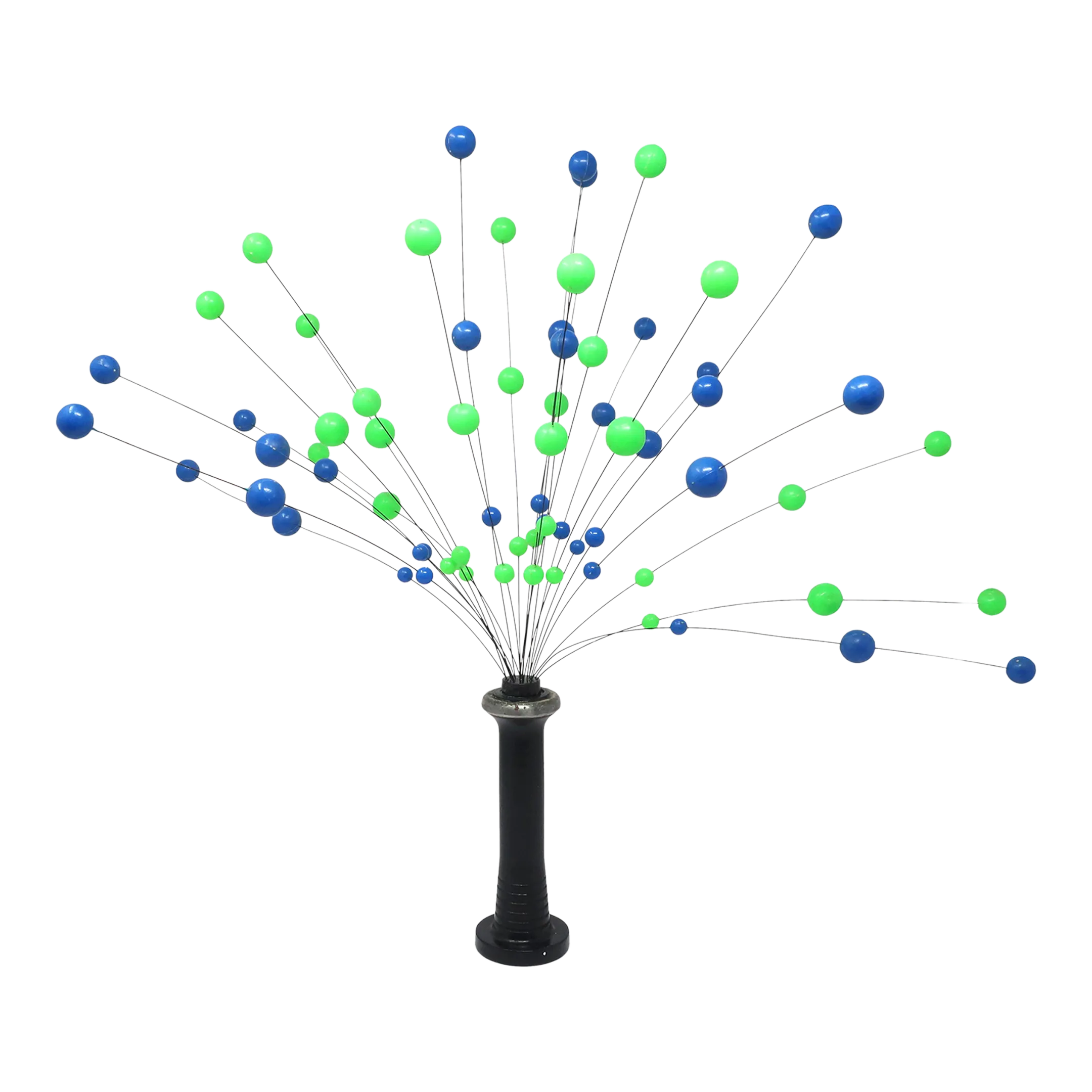 1960s Danish Modern Blue and Green Kinetic Ball Sculpture | Chairish