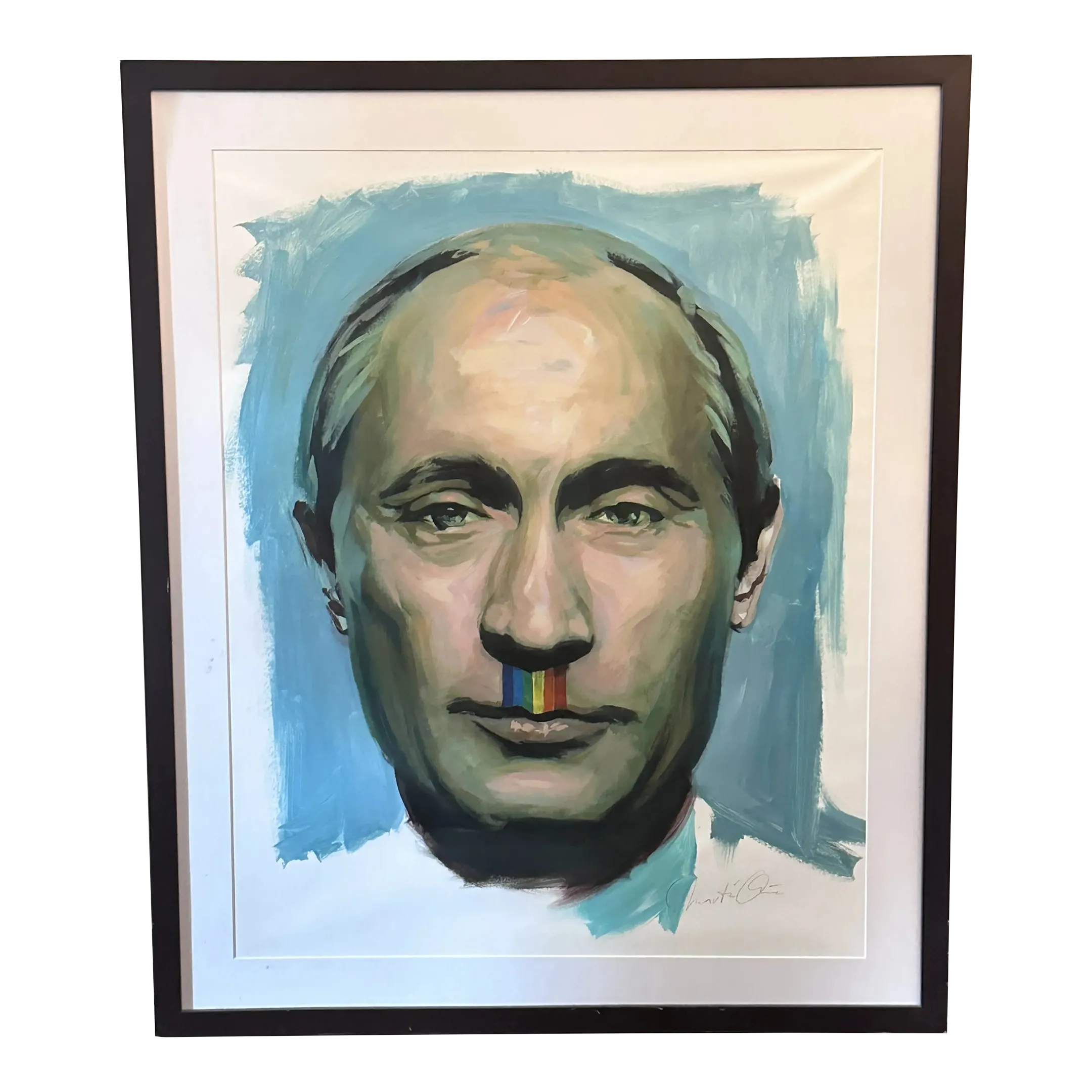 Signed, Original Juan Martin Oña Painting | Chairish