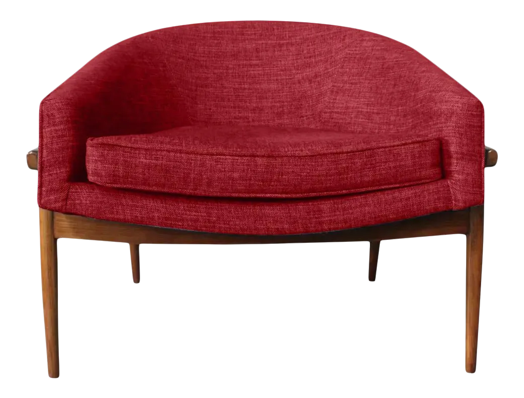 Modern Medellin Mid-Century Style Lounge Chair | Chairish