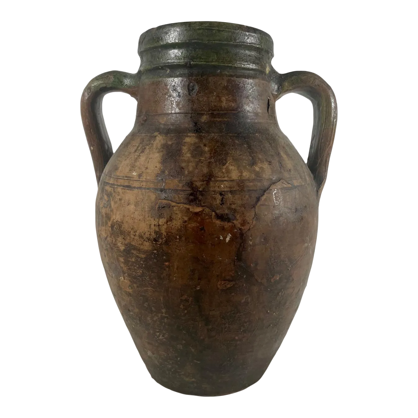 Antique Terracotta Amphora Olive Oil Pot. | Chairish