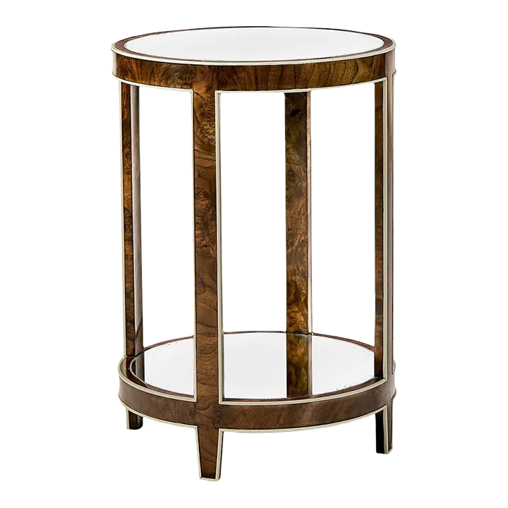 Modern Round Side Table | Chairish