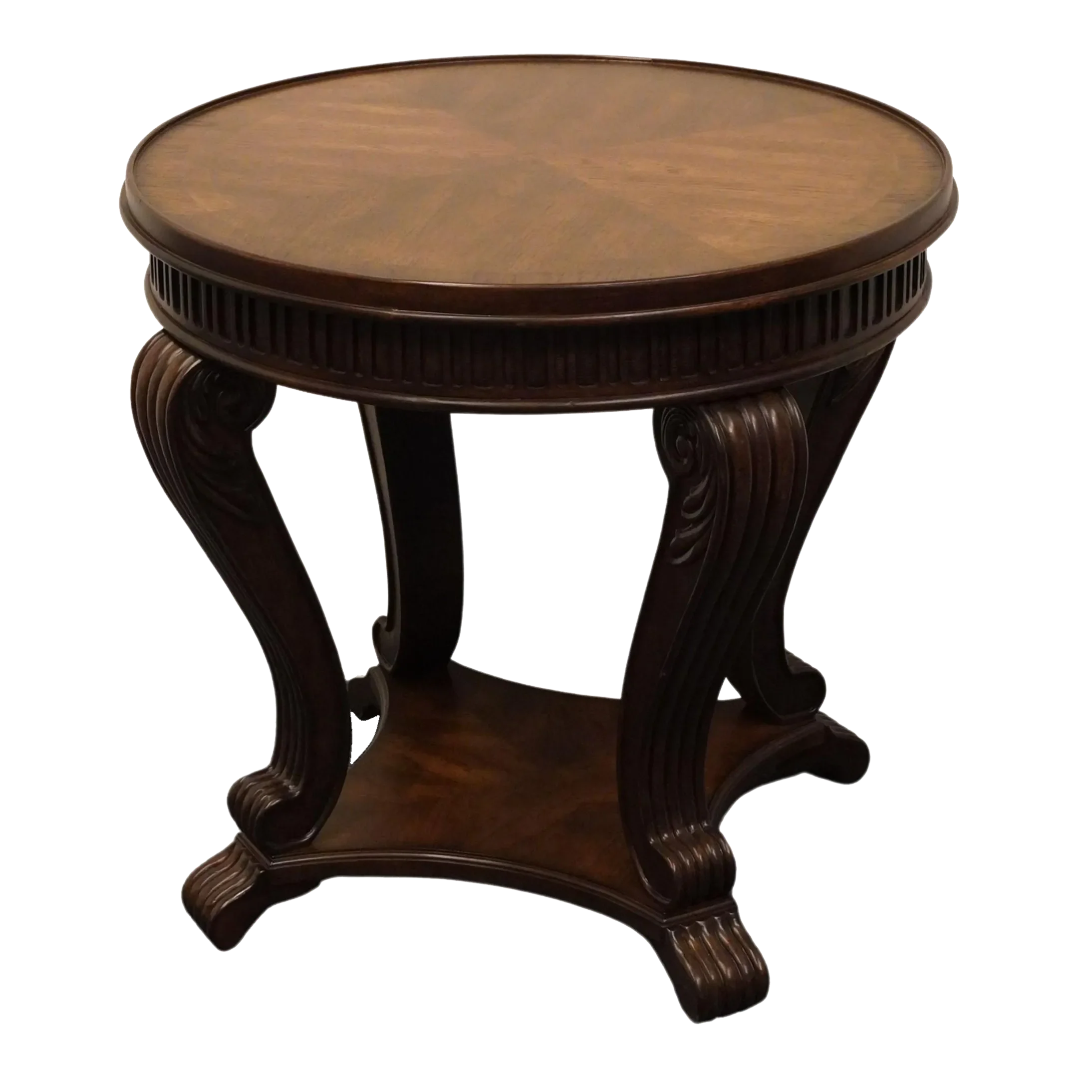 Hammary Contemporary Italian Provincial 28" Round Accent End ...