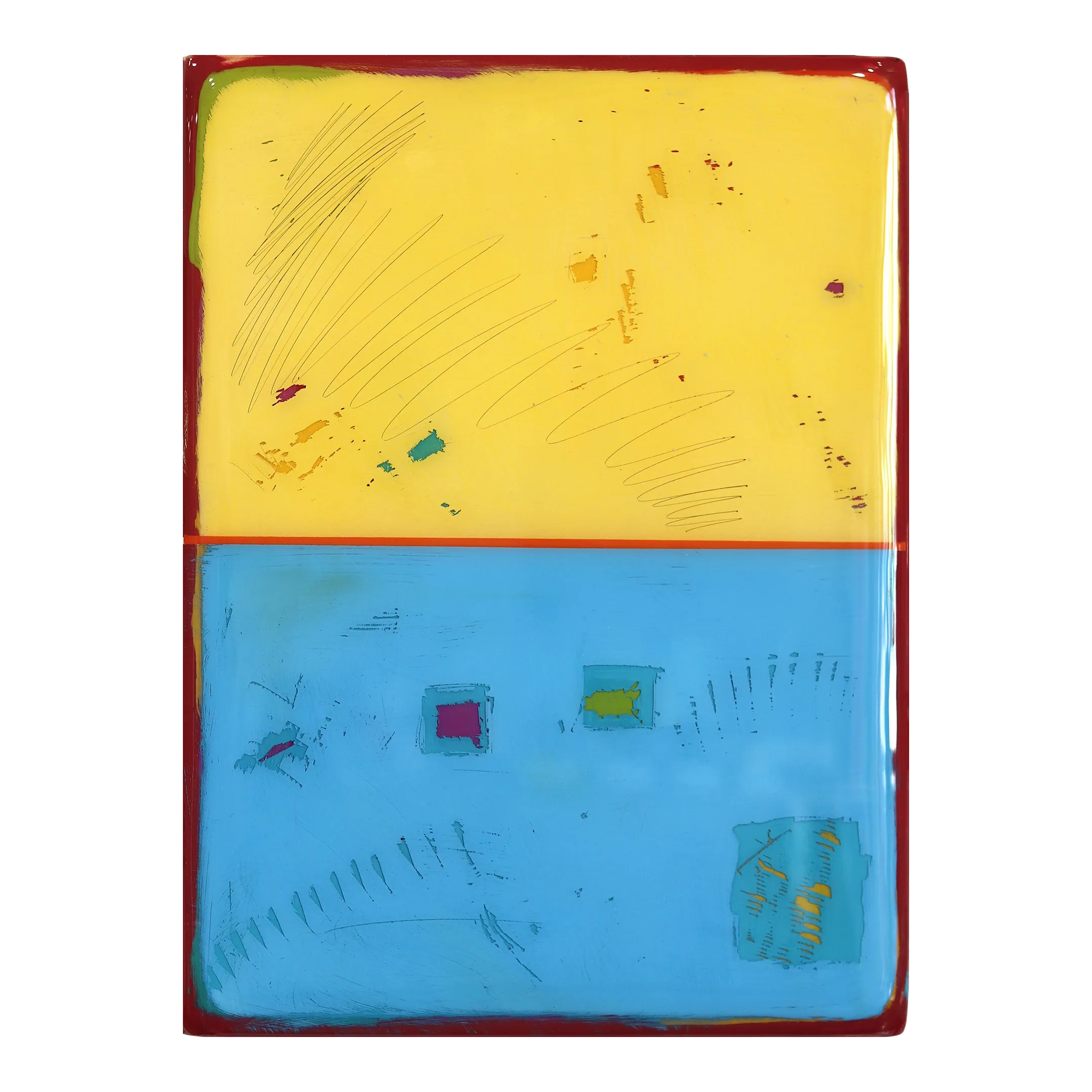 The Window 295 - Modern Resin Original Artwork by Ricky Hunt | Chairish