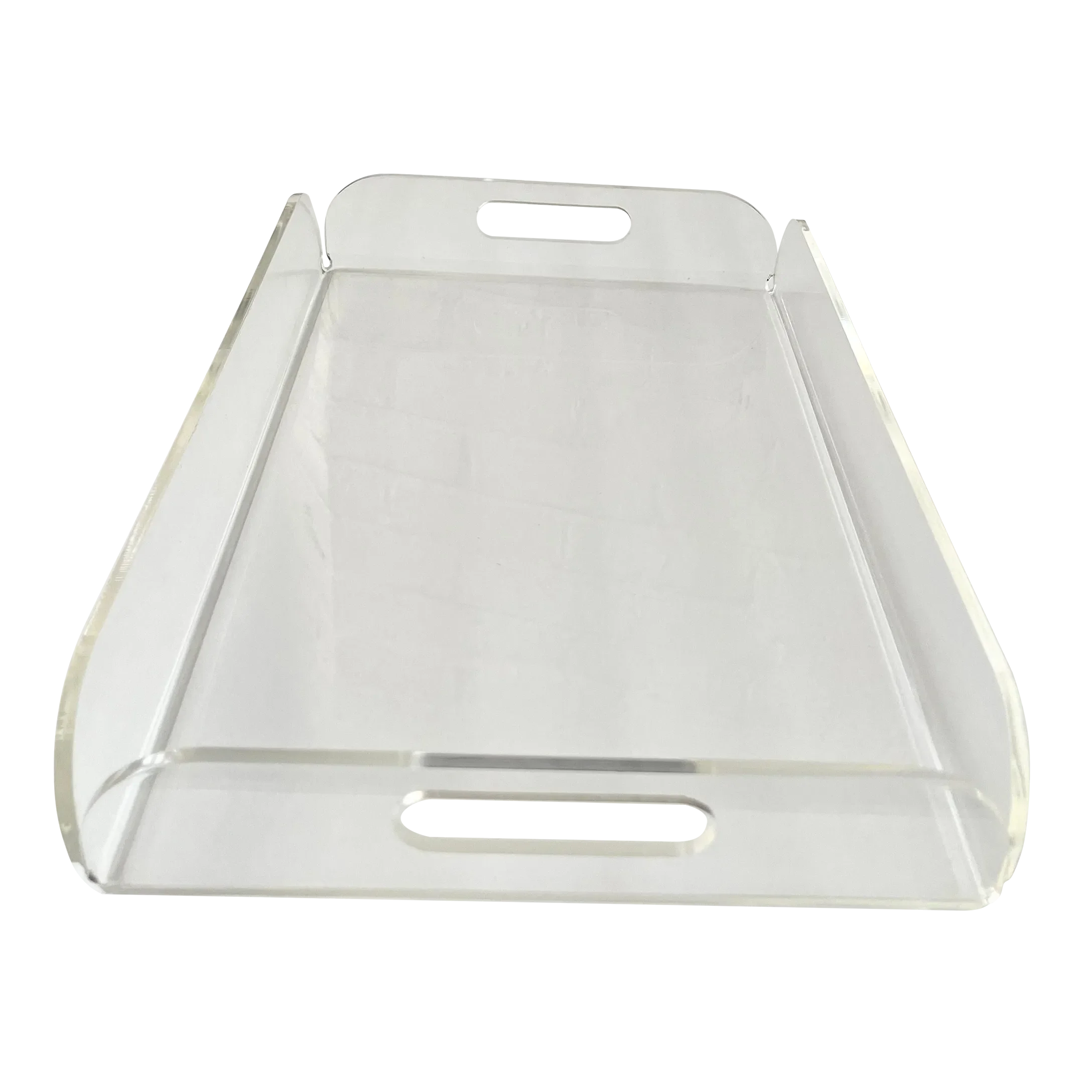 1980s Postmodern Lucite Bar Tray | Chairish