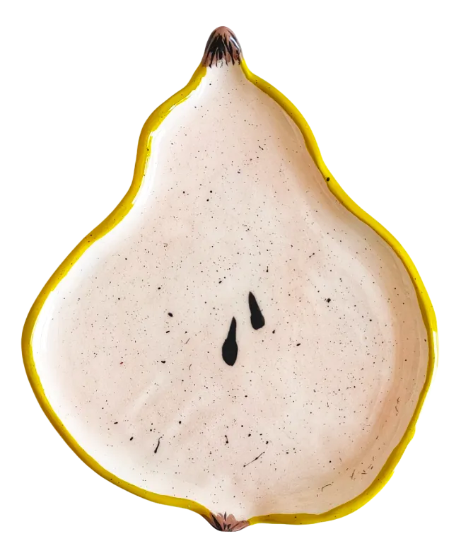 Pear Plates by Federica Massimi, Set of 2 | Chairish