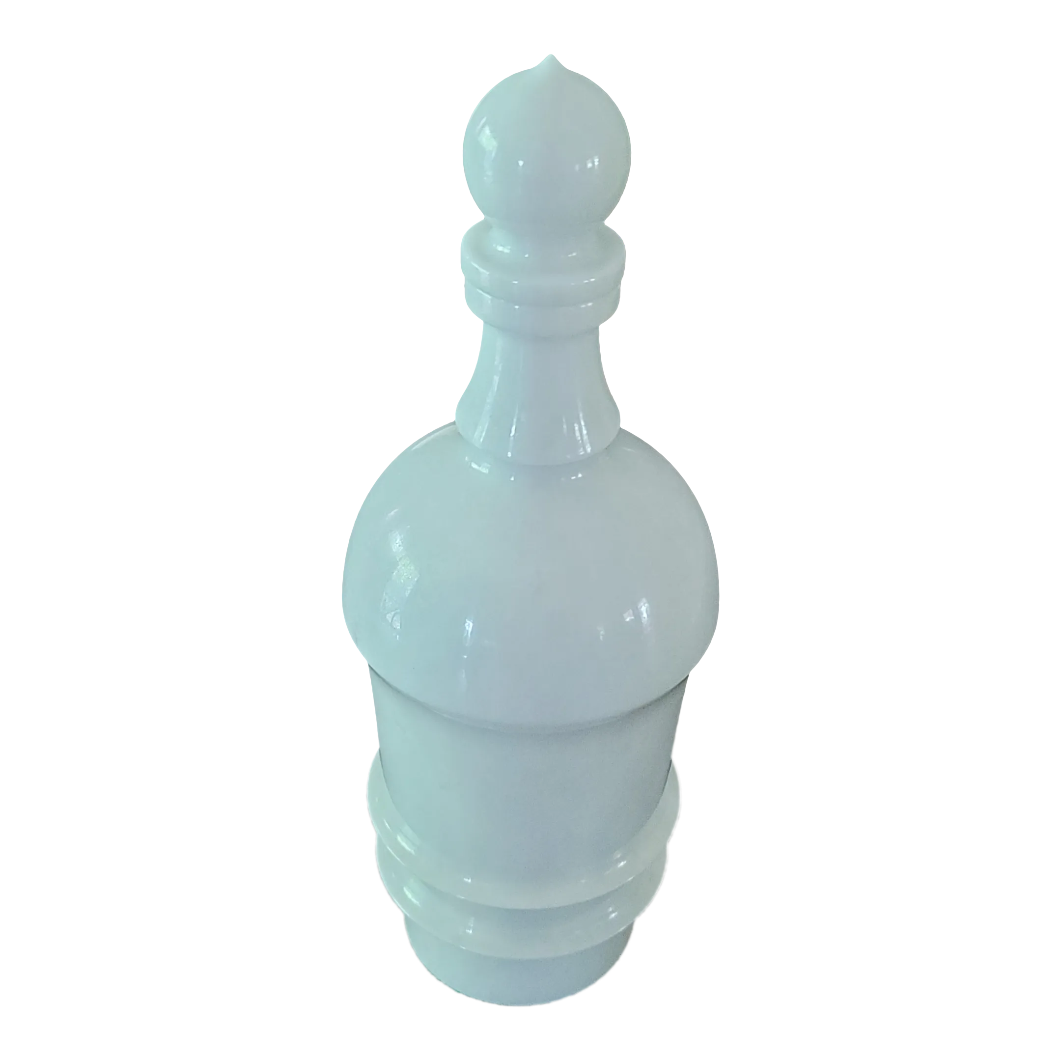 Vintage 1960s White Stone Bottle With Stopper Lid Soapstone Jade Marble ...
