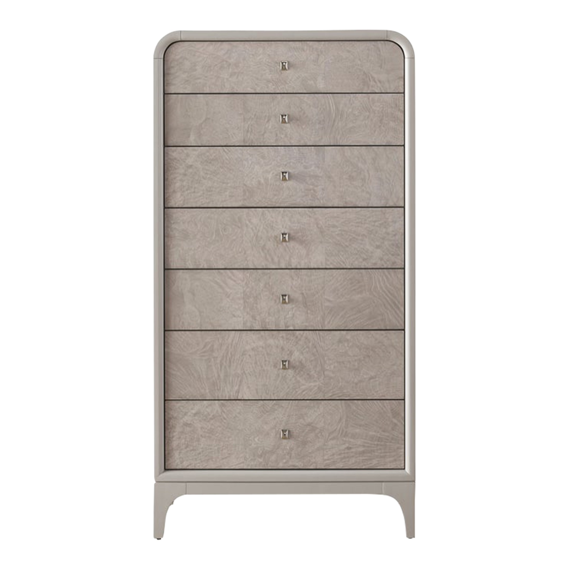 Contemporary Immersion Burled Chest | Chairish