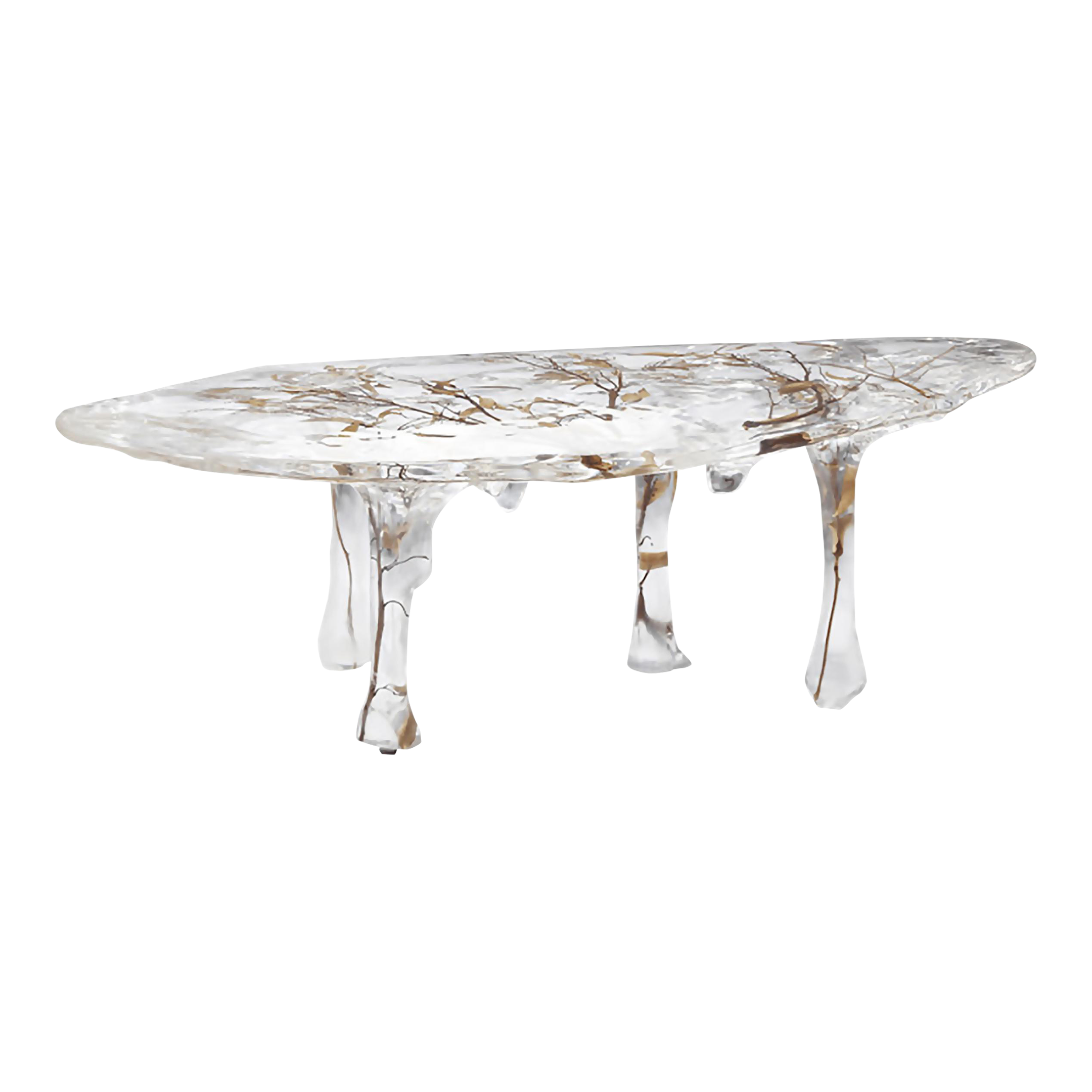 Crystal Icicle Table | Chairish