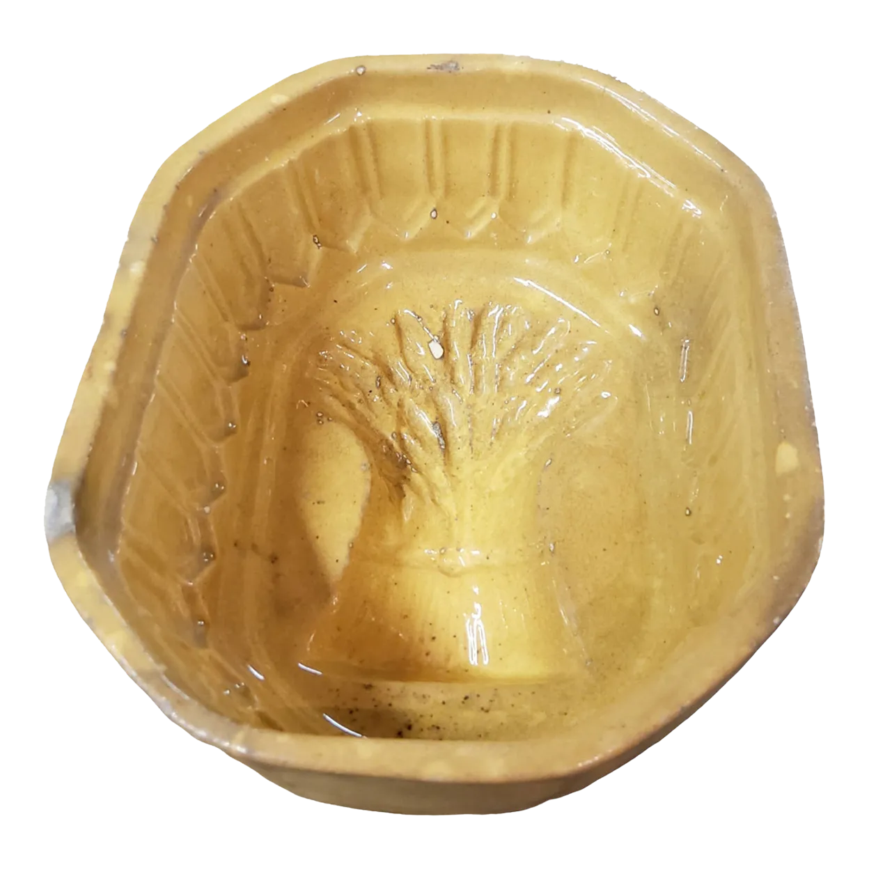 Victorian Yellowware Food Mold Wheat Sheaf Design 19th Century | Chairish