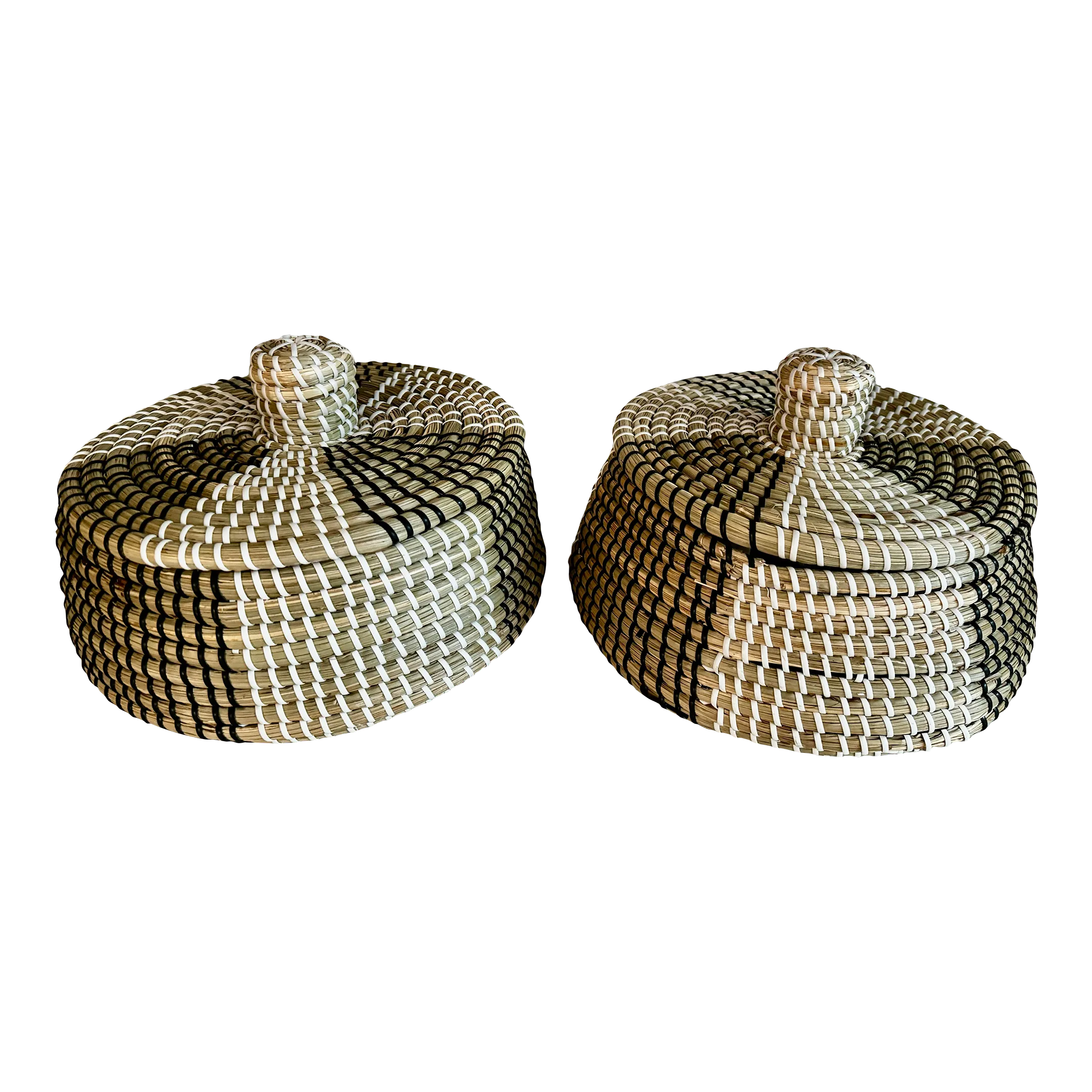 Handmade Grass Boxes | Chairish