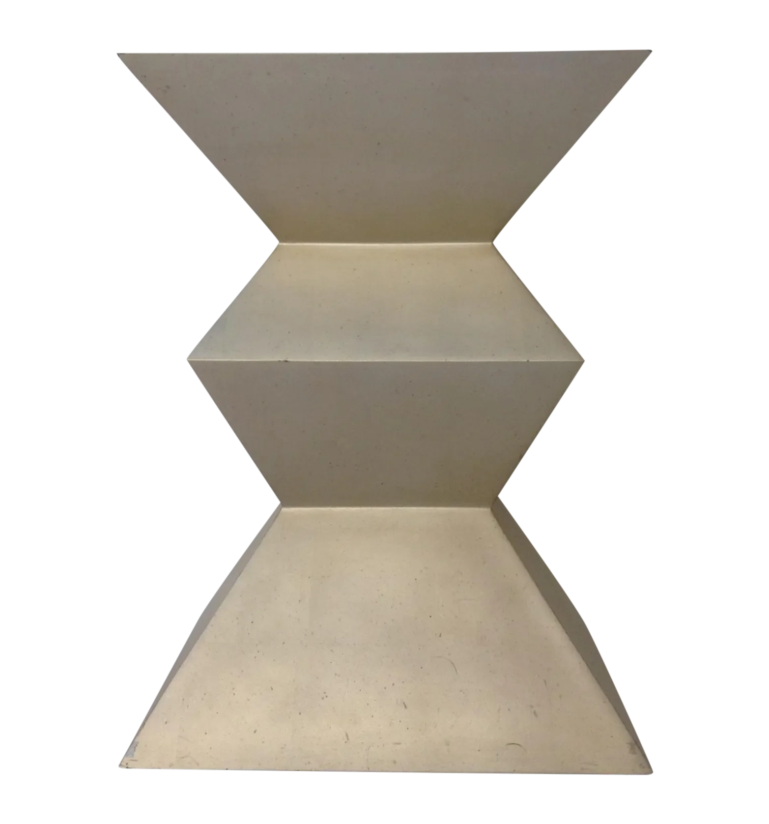 C.1970's-80's Sirmos Silver-Leaf "Cubist" Dining Table Base | Chairish