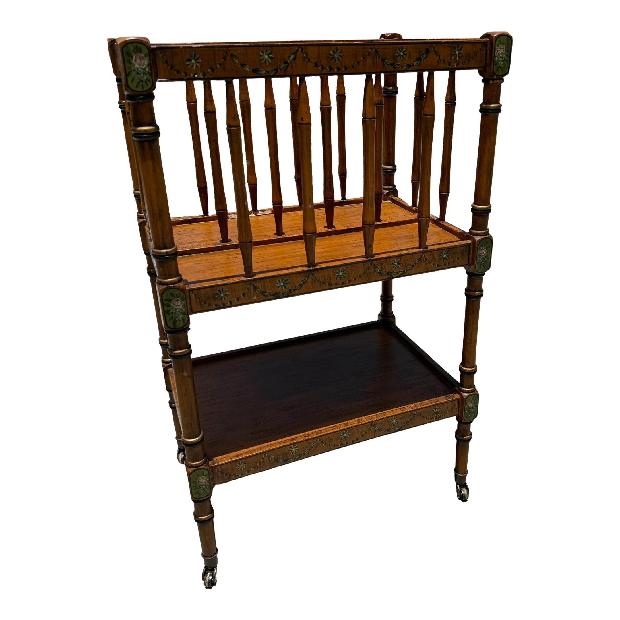 Vintage 1930's Magazine Butler Stand | Chairish