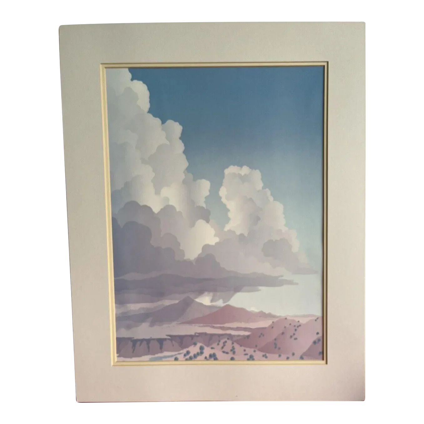 Doug West “Tetilla Peak" Fine Art Serigraph 1980 Southwest Santa Fe ...