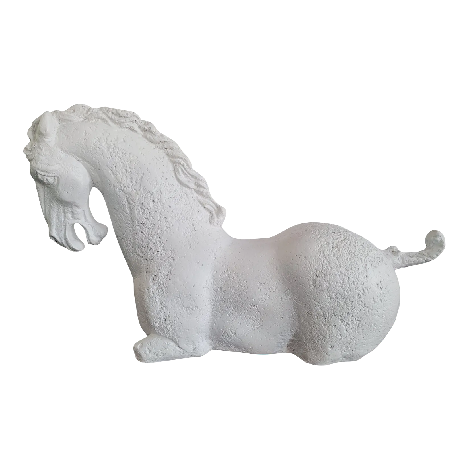 Han Style Horse, Cast Durastone Sculpture by Austin Productions 1961 ...